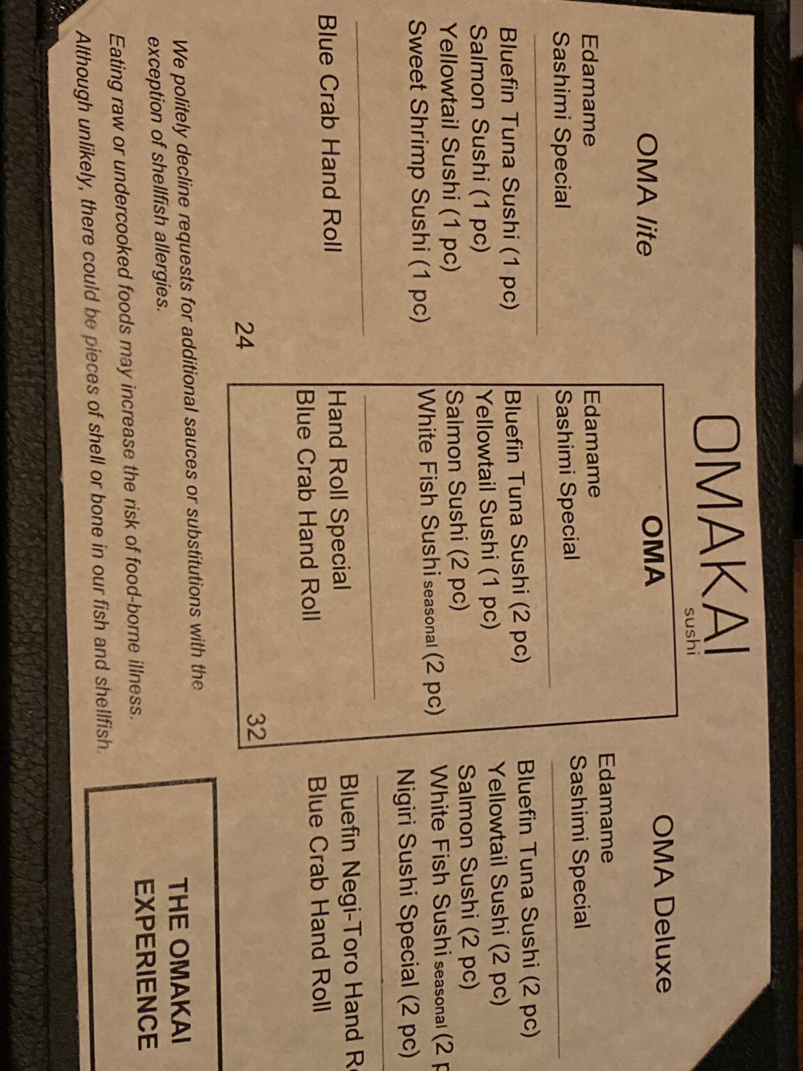 Omakai Review - The Sushi Legend