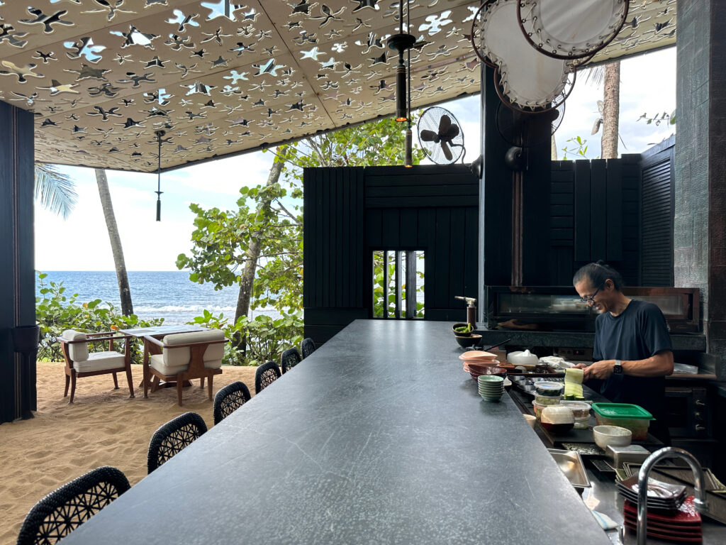 Omakase Counter at Positivo in Puerto Rico